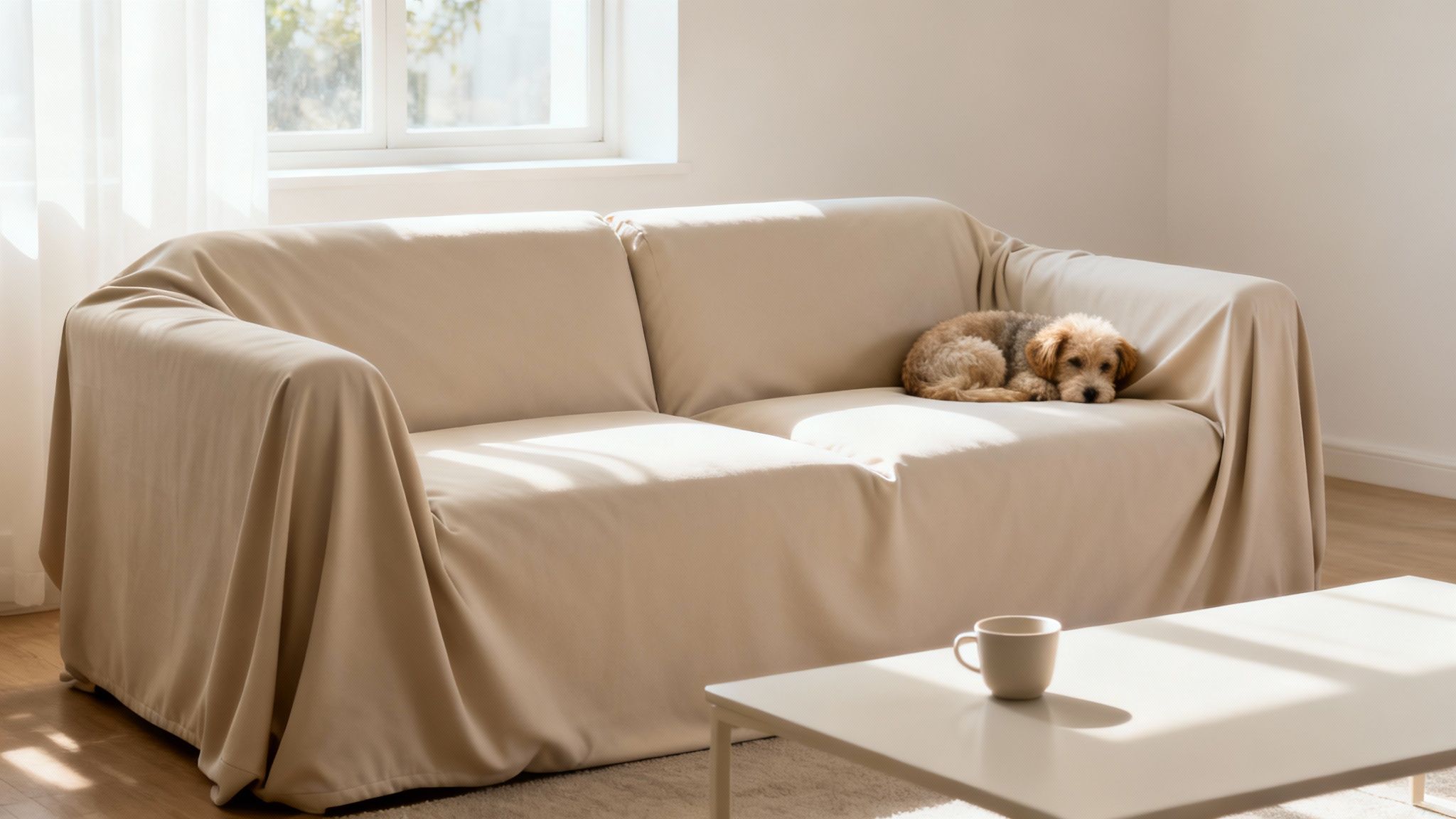 Sofa cover: machine washable for easy cleaning and a fresh look