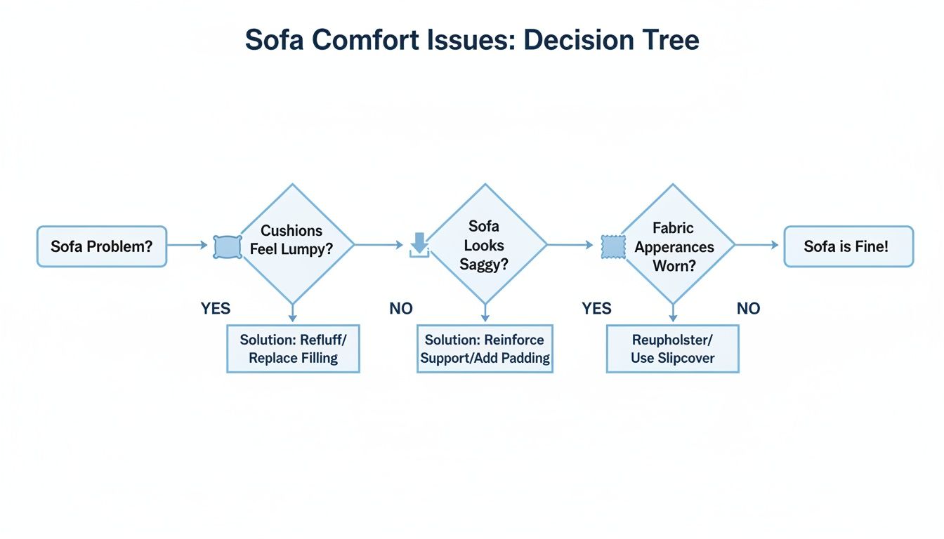 How to Make a Sofa More Comfortable: Quick Guide