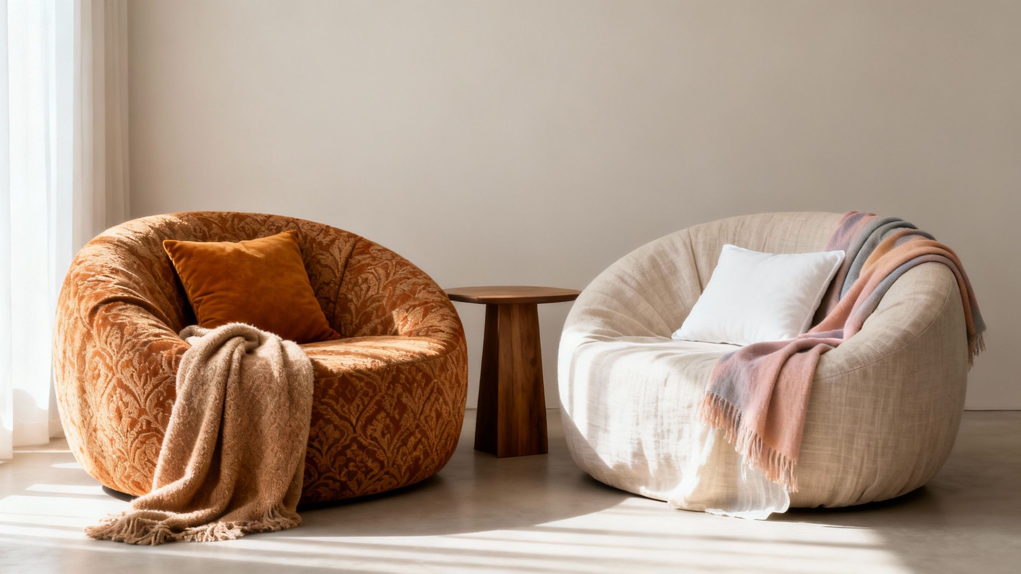 Round sofa chairs: Find the Perfect Style for Your Home