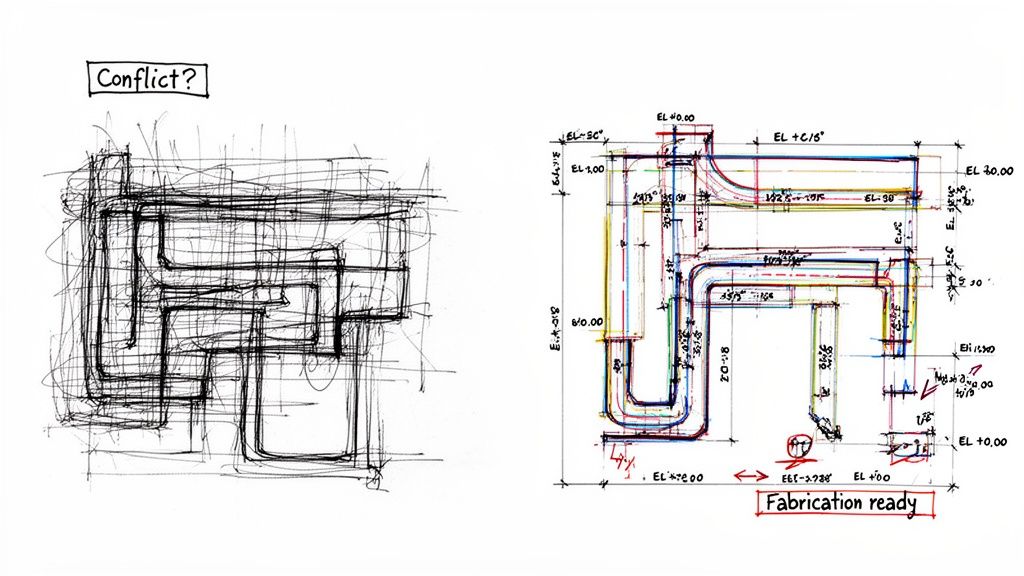 From Chaos to Clarity: Creating a Buildable HVAC Duct Layout Drawing ...
