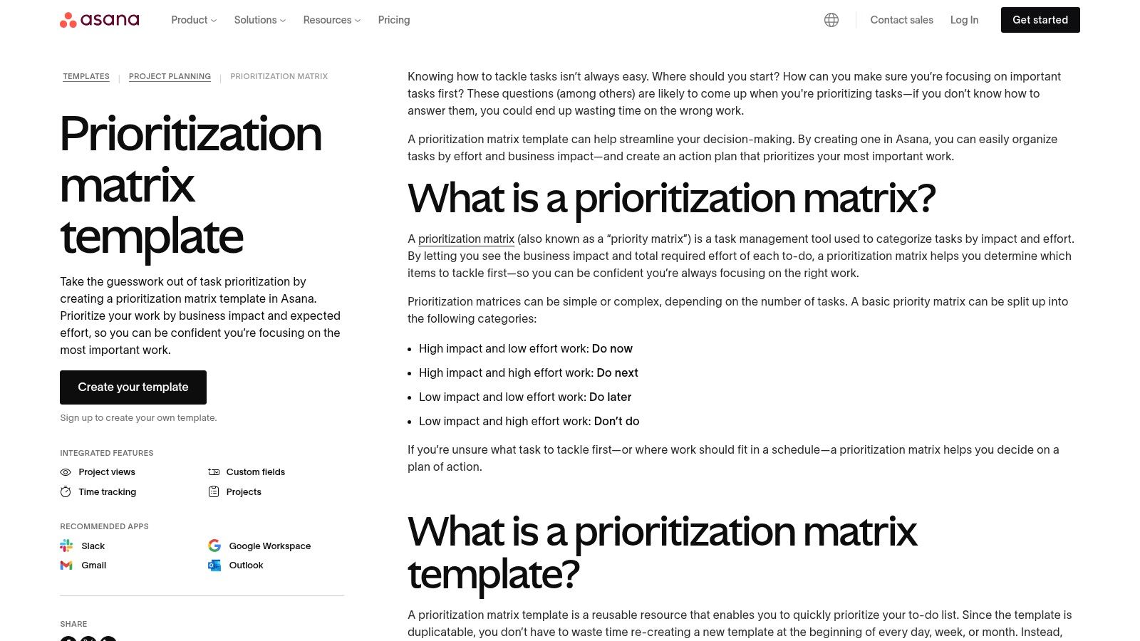 Boost Productivity With Our Prioritization Matrix Template Bodhi