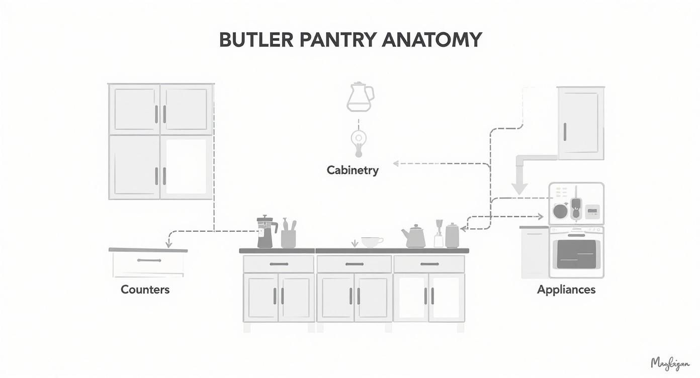 What Is a Butler Pantry and Why You Need One | Sinclair Cabinets Cape ...