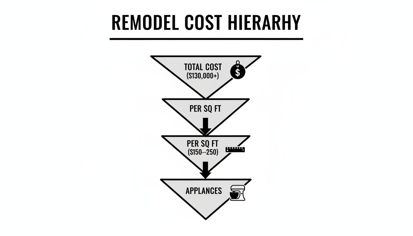 Your Guide to High End Kitchen Remodel Costs | Sinclair Cabinets Cape ...