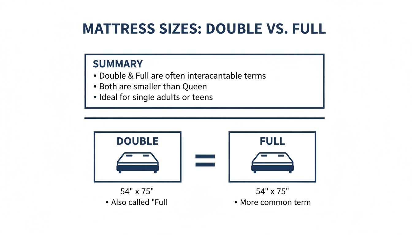 Mattress Double vs Full Everything You Need to Know