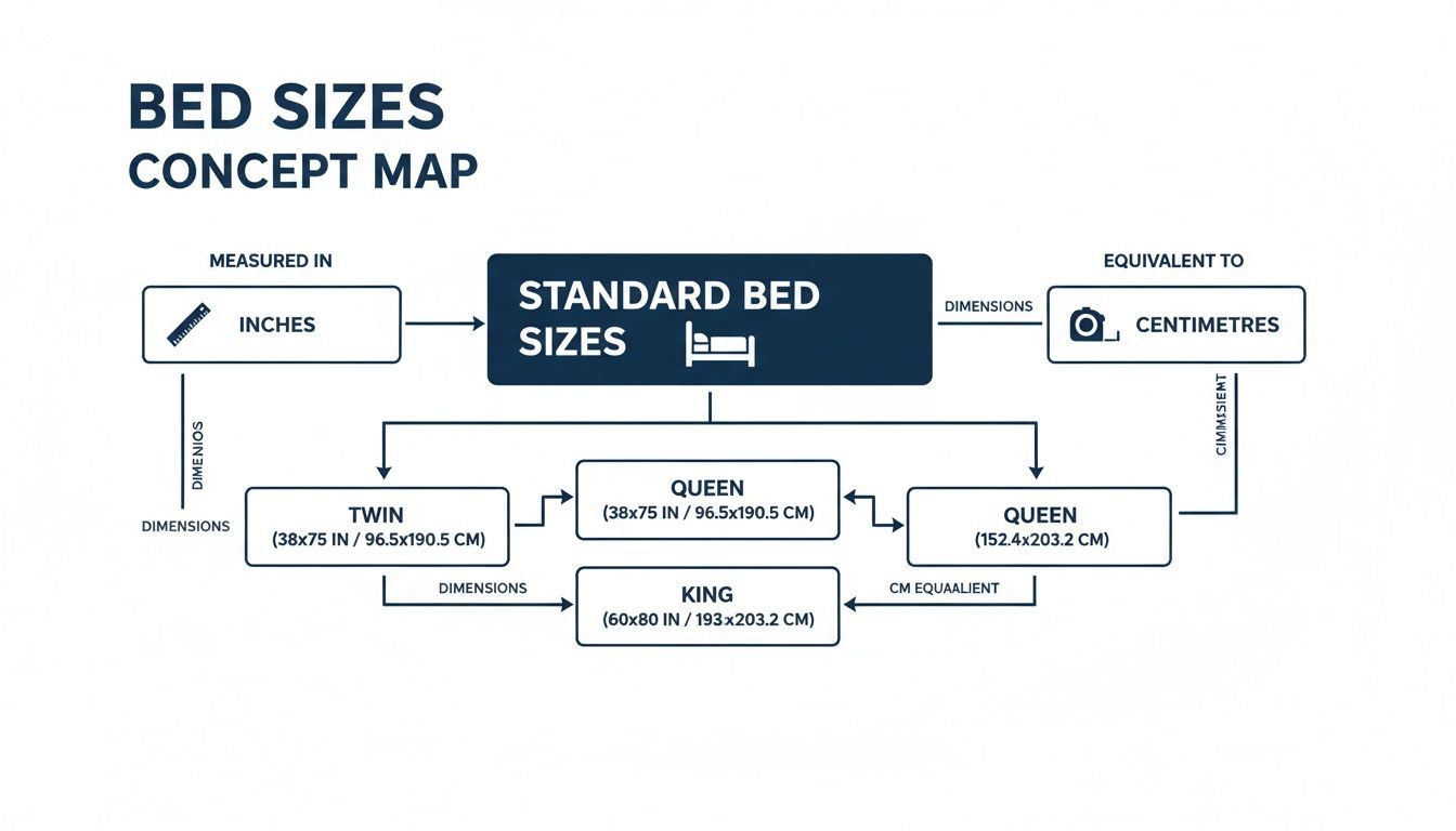 Bed sizes with measurements: Find the perfect fit for any room