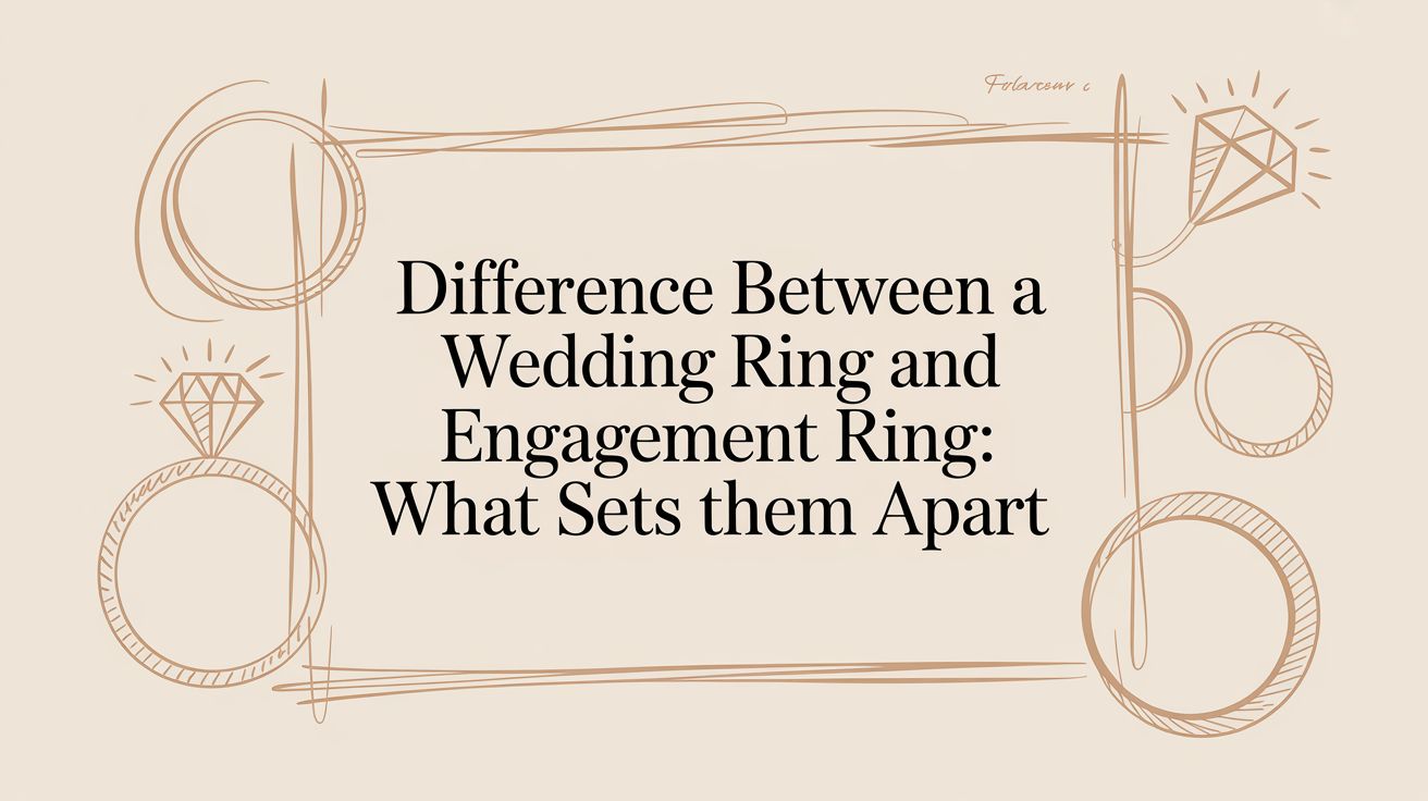 Difference between a wedding ring and engagement ring: What Sets Them ...
