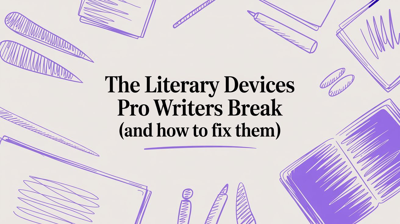 The Literary Devices Pro Writers Break (And How to Fix Them) - Novelium