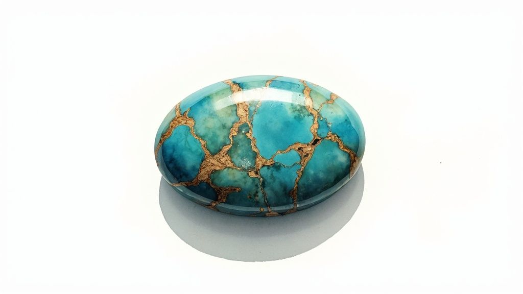 A Guide to #8 Mine Turquoise and Its Spiderweb Matrix