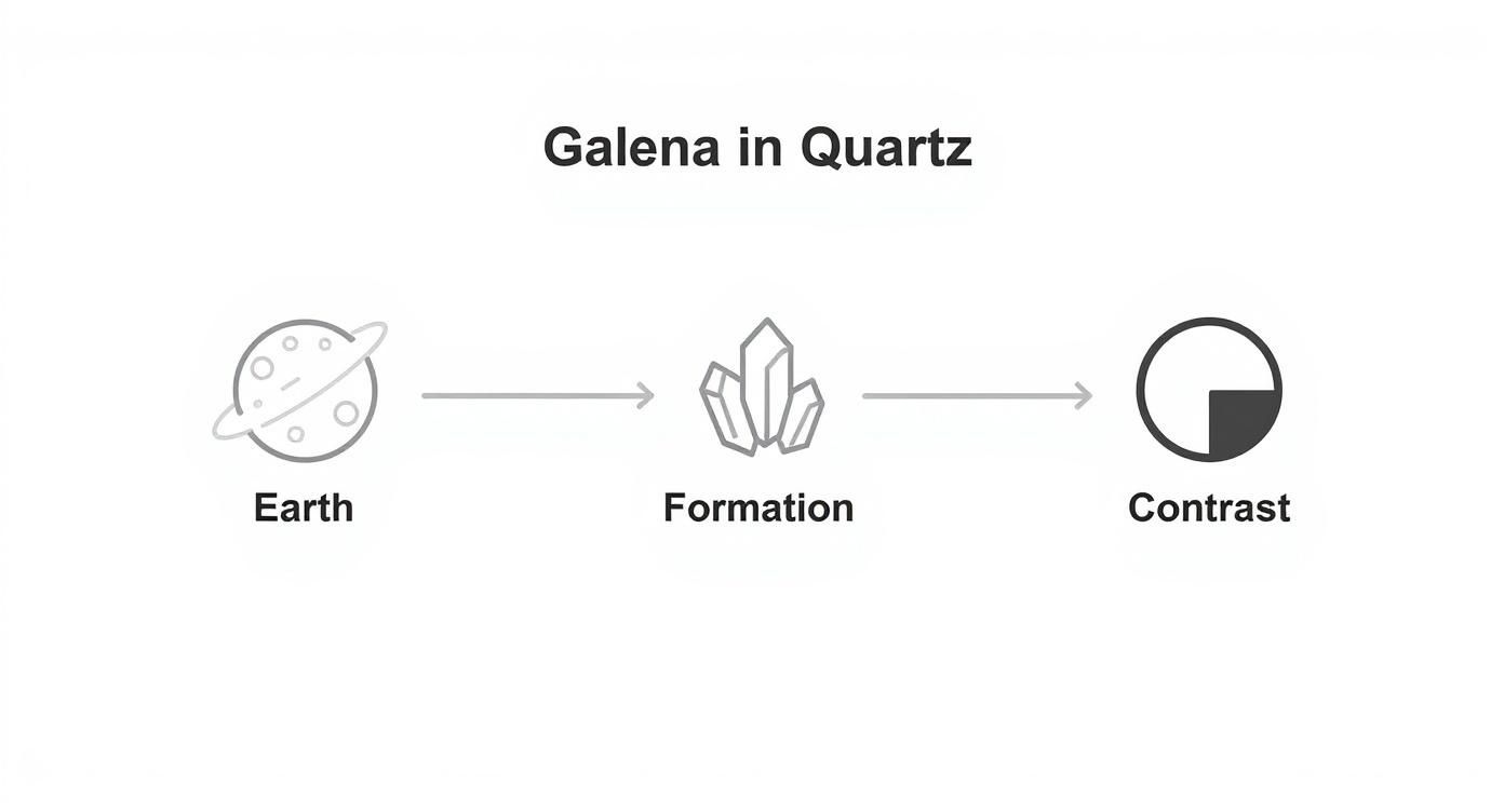 A Guide to Galena in Quartz for Collectors