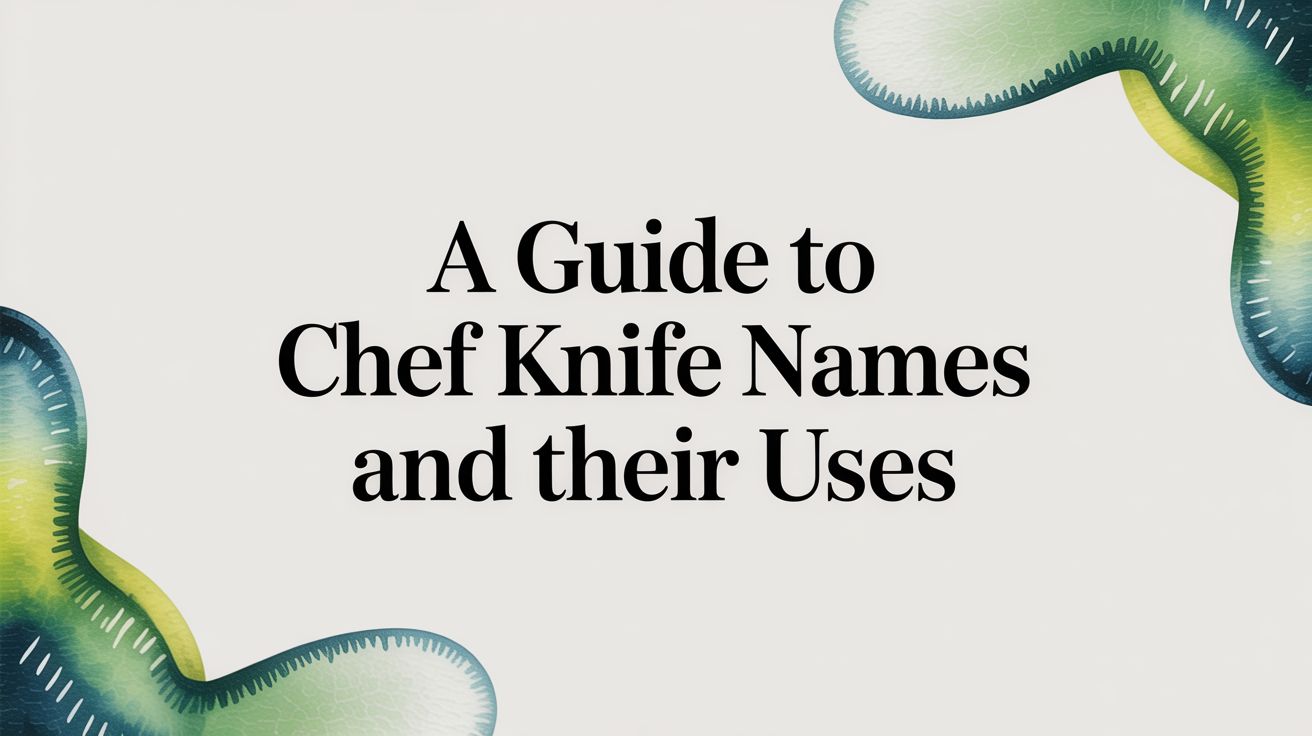 A Guide to Chef Knife Names and Their Uses | mise Blog