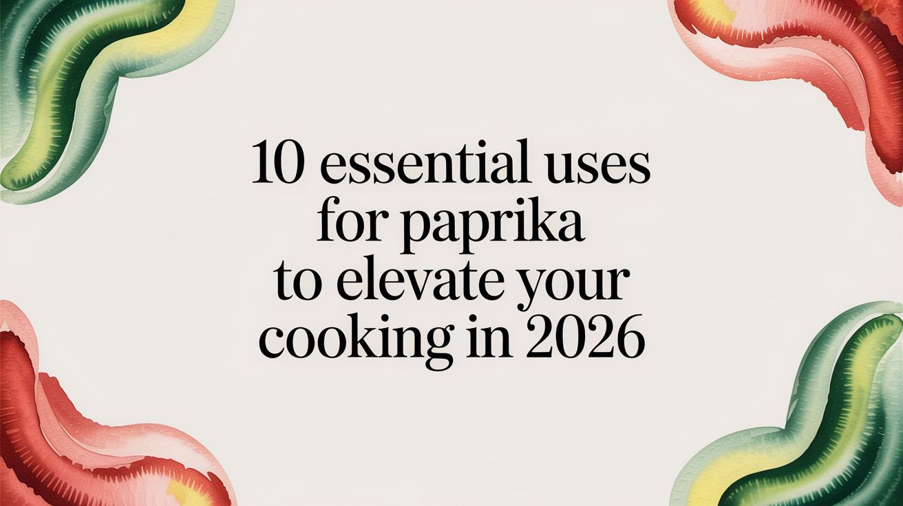 10 Essential Uses for Paprika to Elevate Your Cooking in 2026 | mise Blog