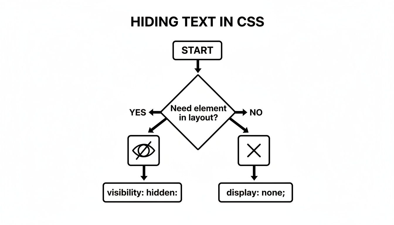 How to Hide a Text with CSS and JavaScript A Practical Guide