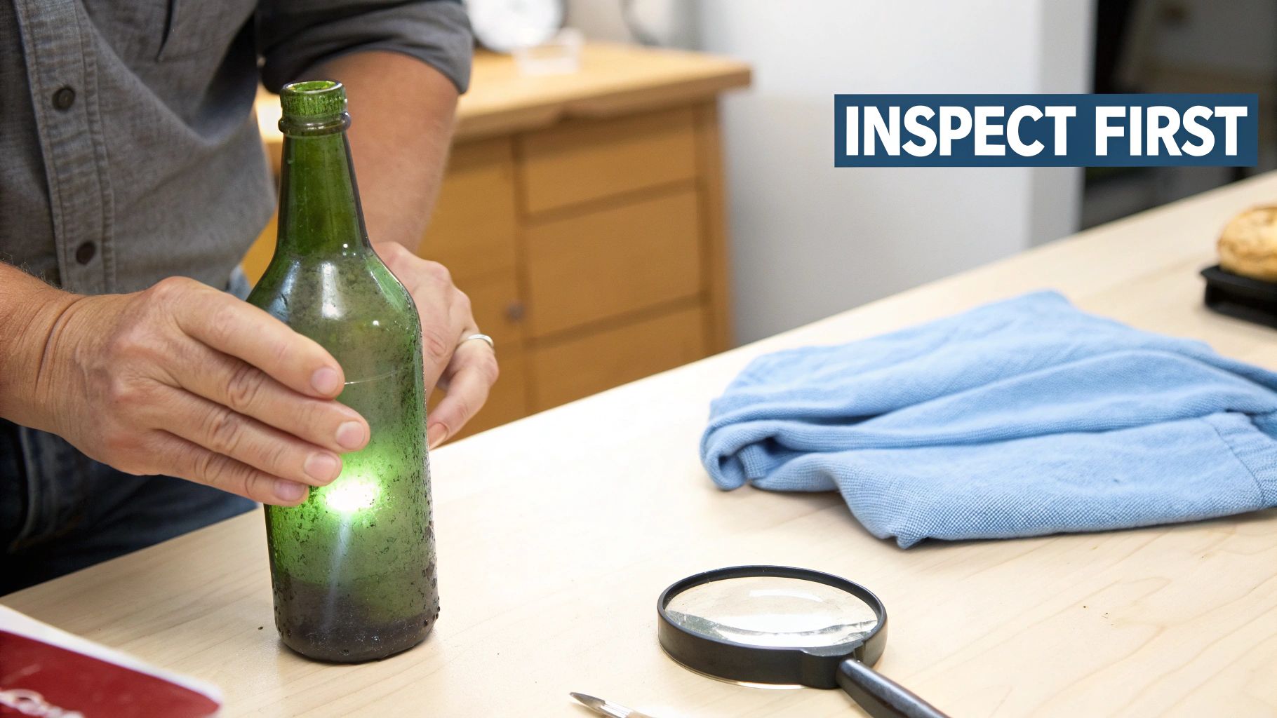 How to Clean Old Bottle Treasures A Collector's Guide | Curio