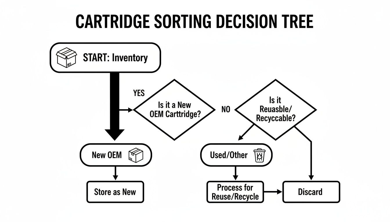 How to Recycle Printer Cartridges for Cash and Compliance
