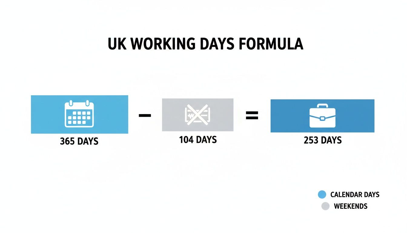 Calculate UK Working Days & Bank Holidays for Business Planning 2025