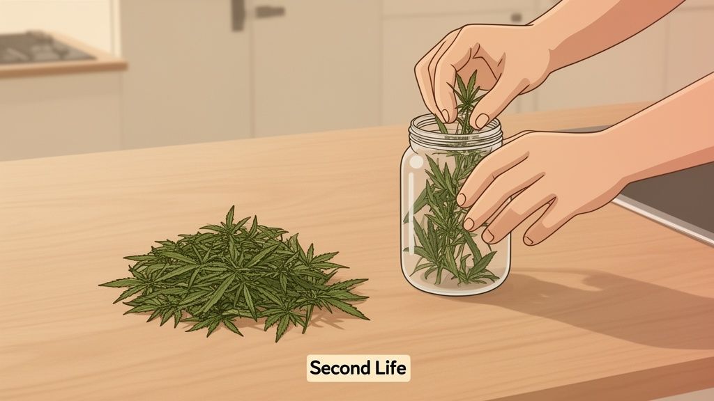 How to Make Pot Tea with Stems a Sustainable Brew – meltofficial