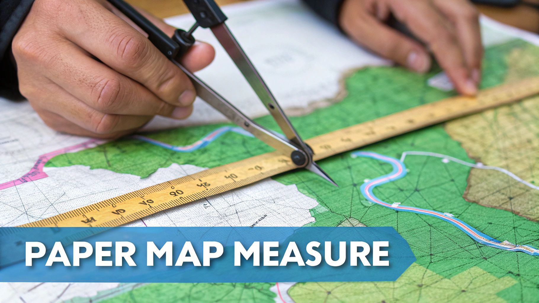 How To Measure Distance On Map Using Paper Digital And Terrain Methods ...