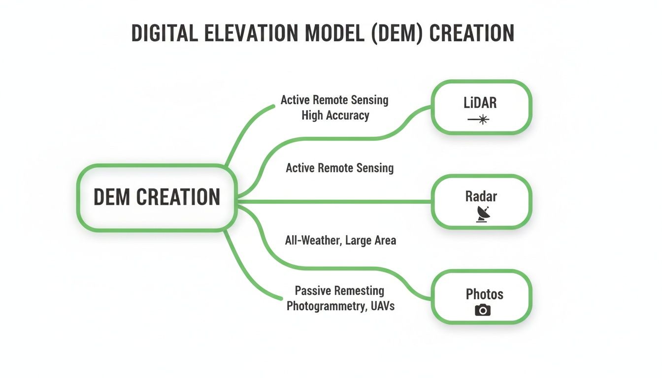 What is digital elevation model and how it's used in mapping ...