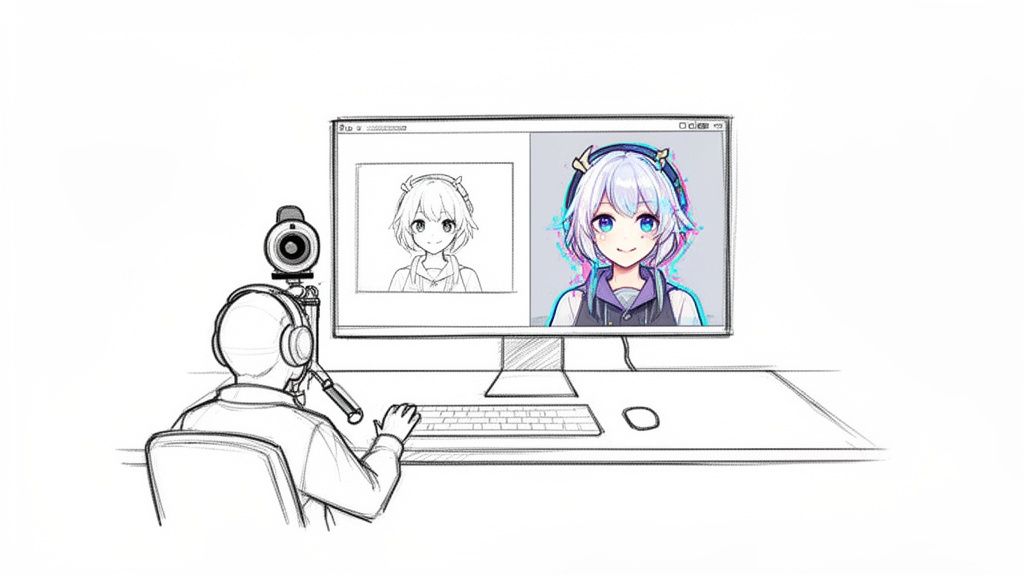 Your Guide to Creating a VTuber Avatar Maker Persona - Tooncraft.ai