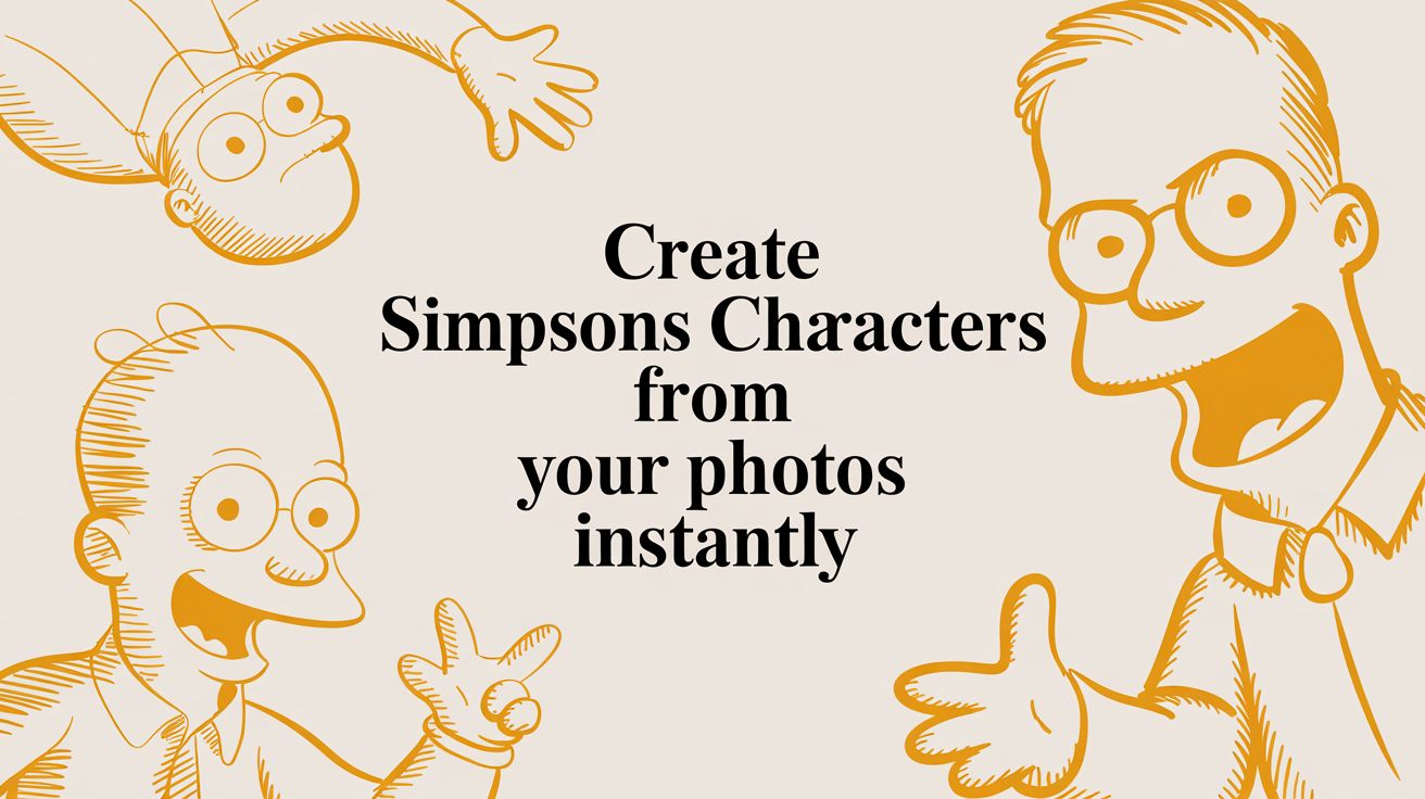 Create Simpsons Characters From Your Photos Instantly - Tooncraft.ai
