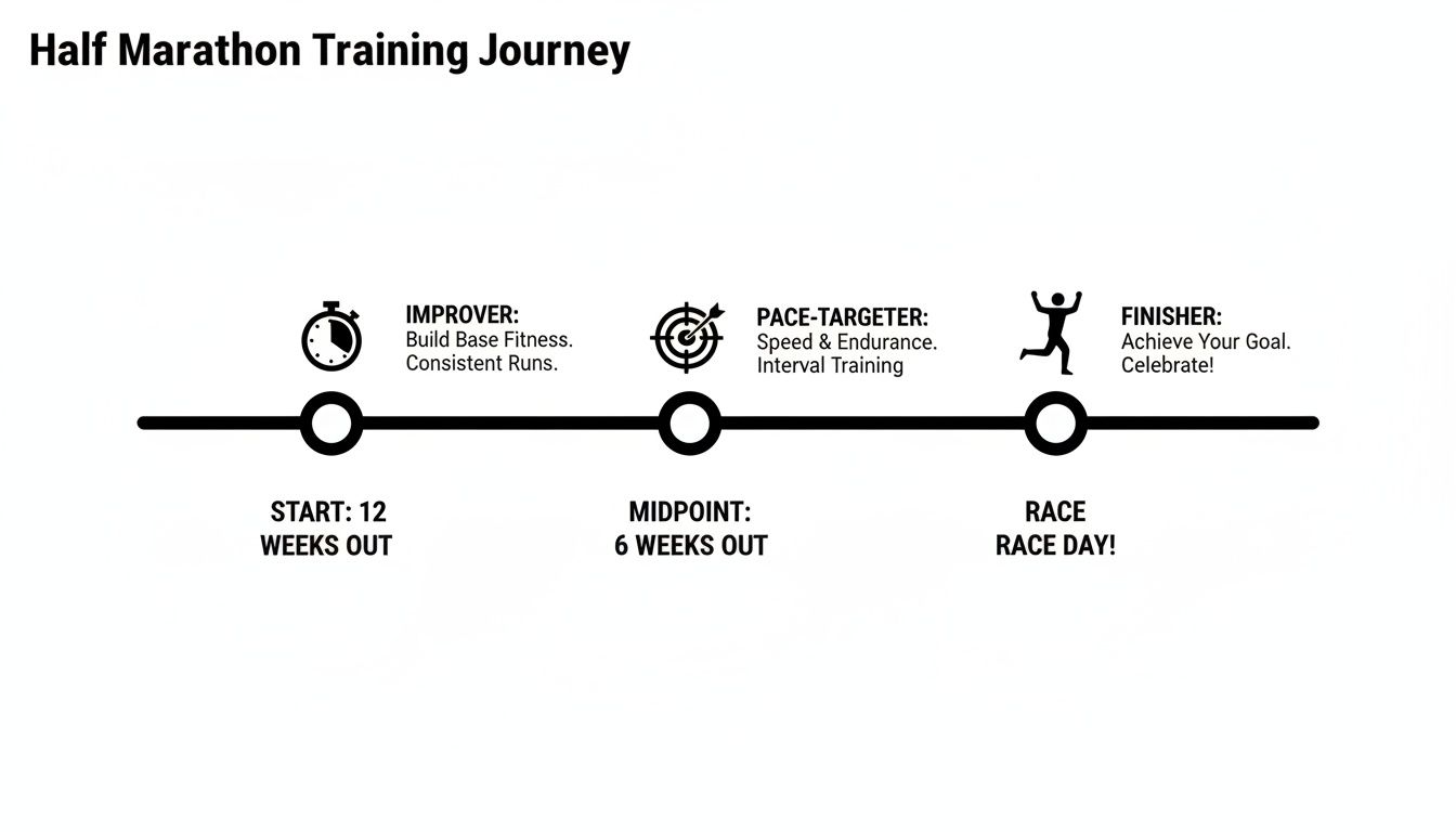 Your 7-Week Half Marathon Training Schedule for Every Runner – Swift ...