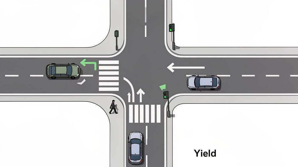 Understanding left turn yield on green meaning What it means for ...