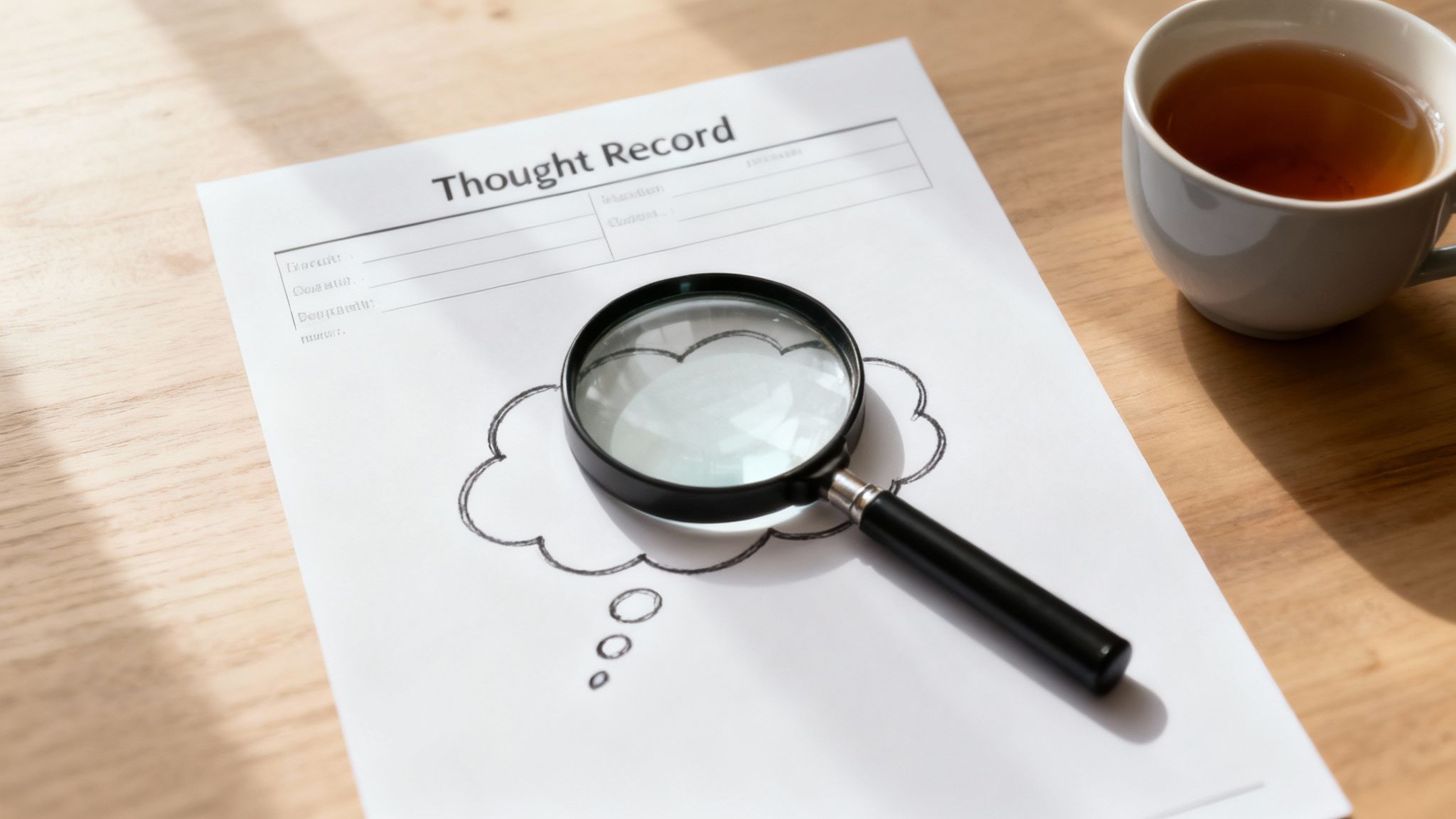 Your Guide to a Cognitive Behavioral Thought Record