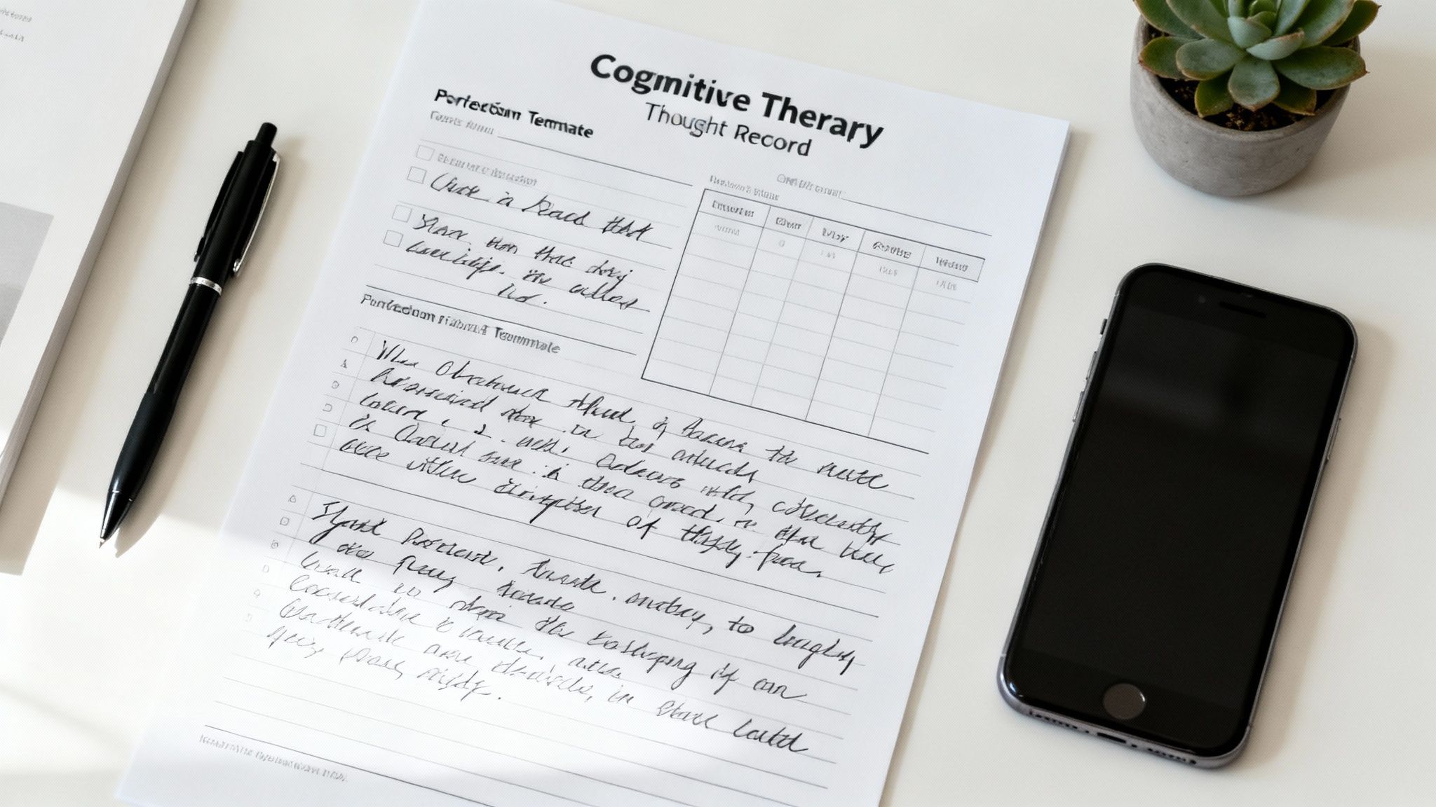 Master Your Mind with a Cognitive Therapy Thought Record