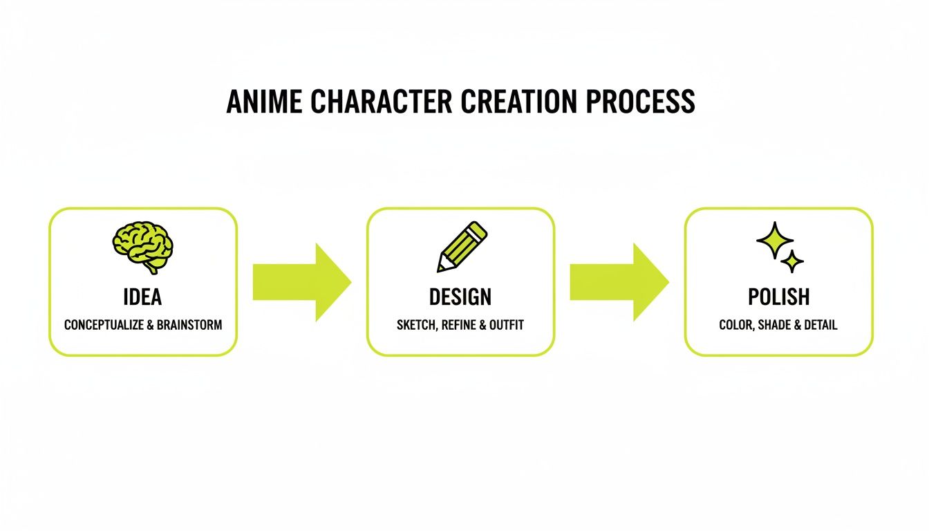 How to Create an Anime Character From Concept to Final Art