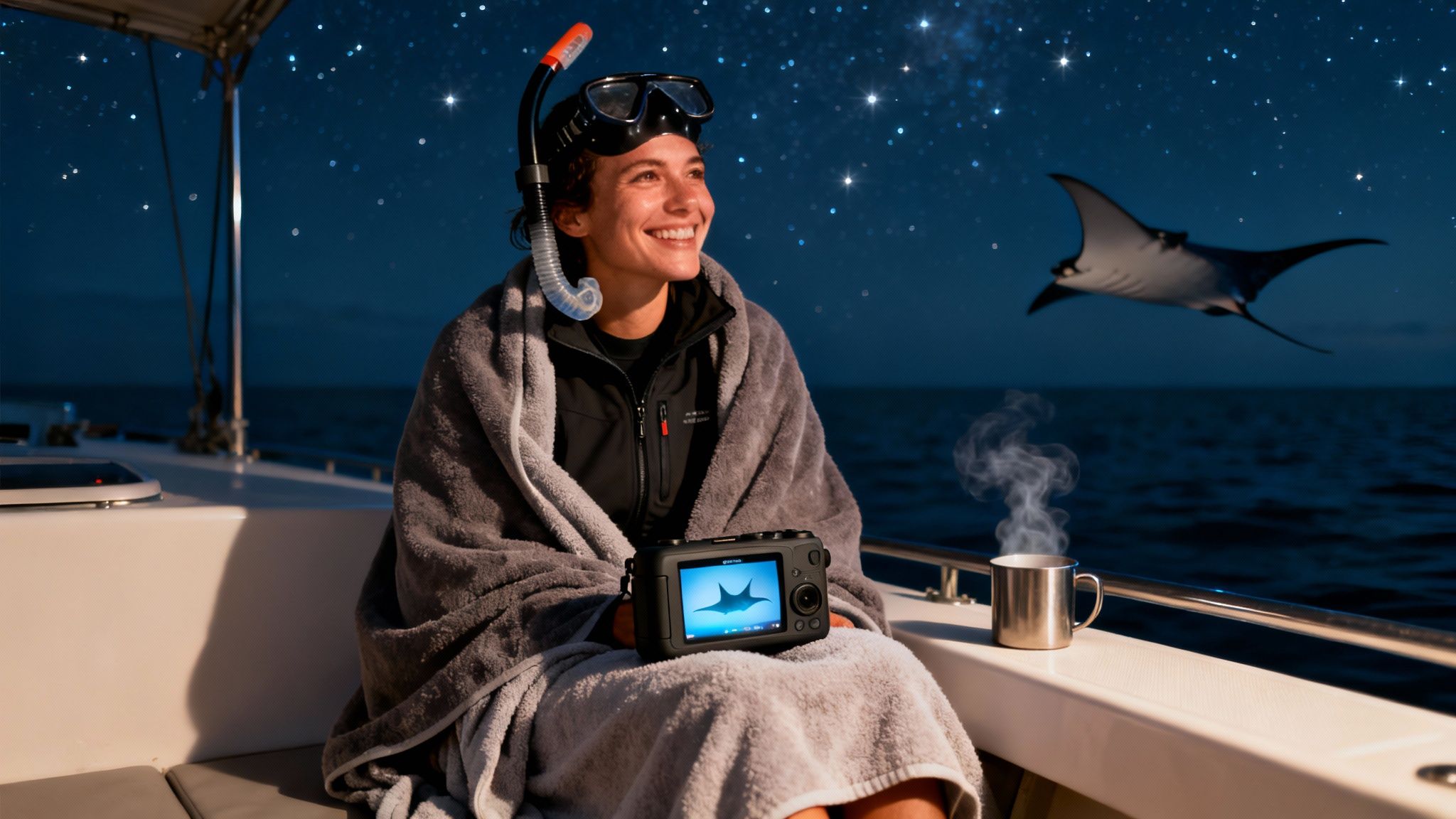 Manta Ray Night Snorkel Kona: Kona’s Night Adventure With Gentle Giants ...