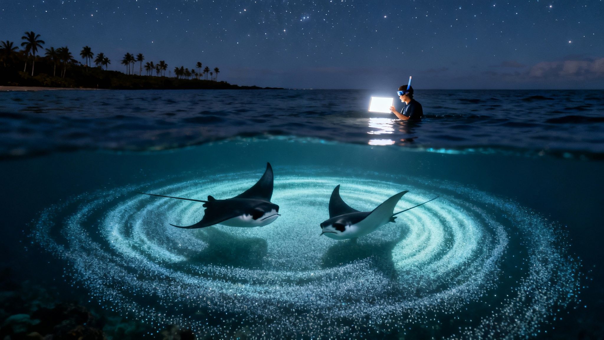 Manta Ray Snorkel Kona The Ultimate Hawaii Night Adventure