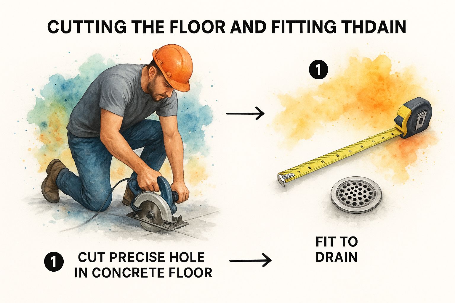 How to Install Floor Drain: Easy DIY Step-by-Step Guide - Professional ...