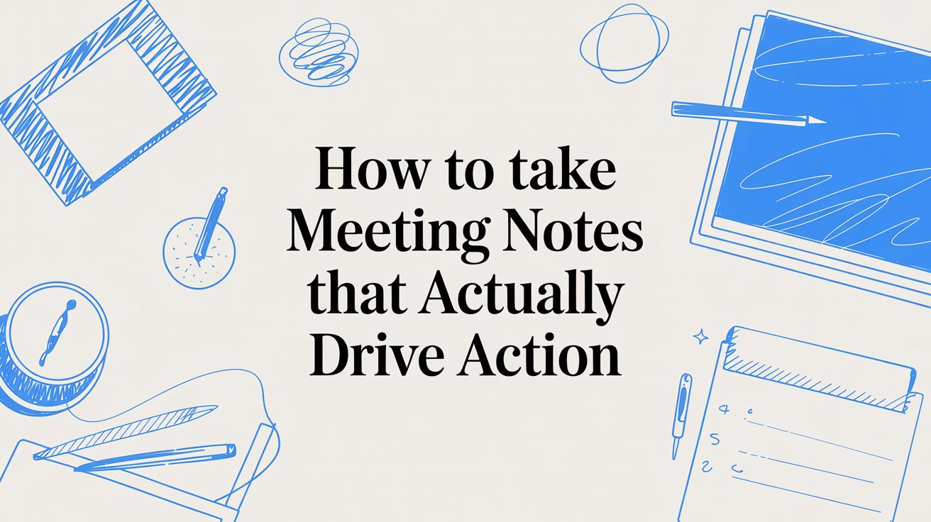 How to Take Meeting Notes That Actually Drive Action | Speechyou Blog ...