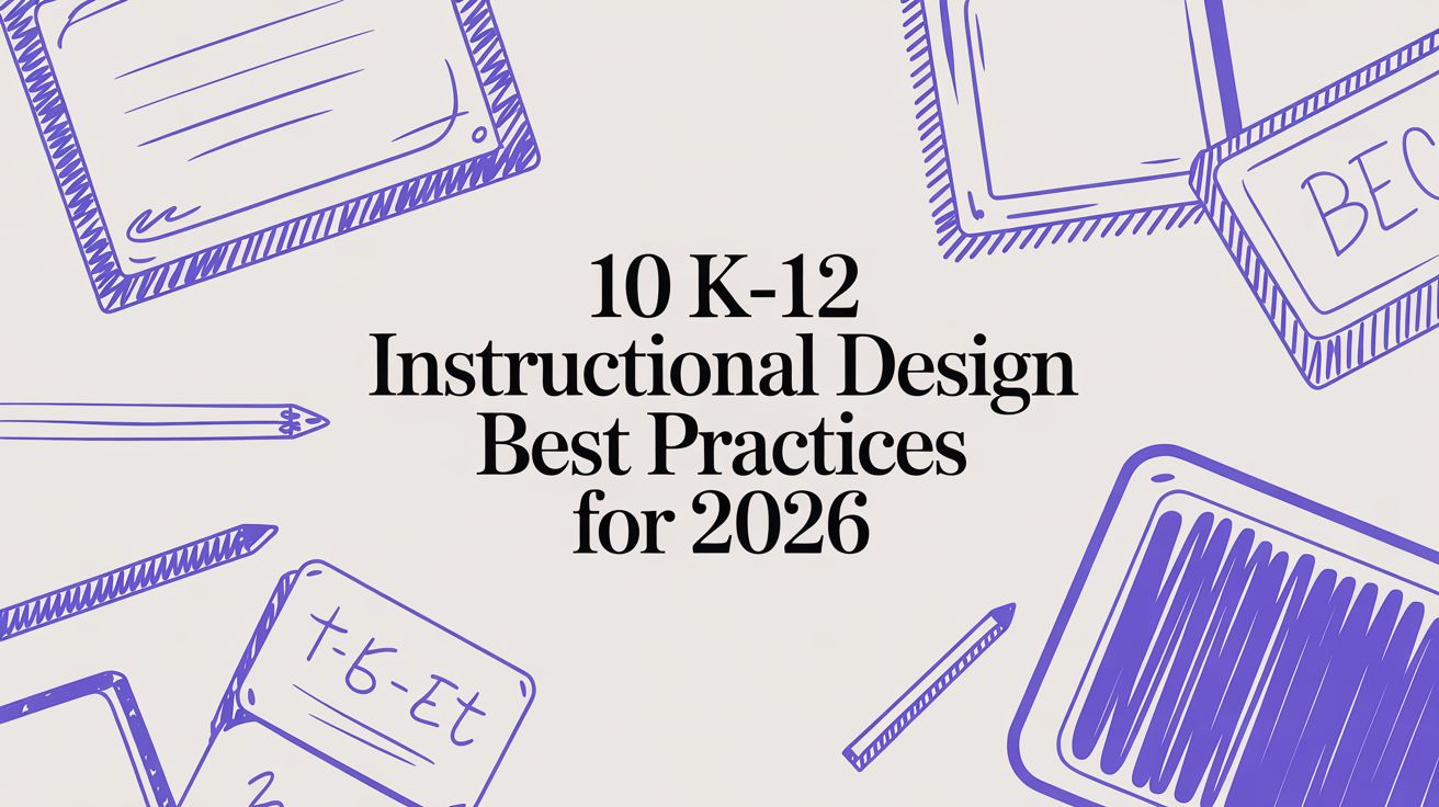 10 K-12 Instructional Design Best Practices for 2026