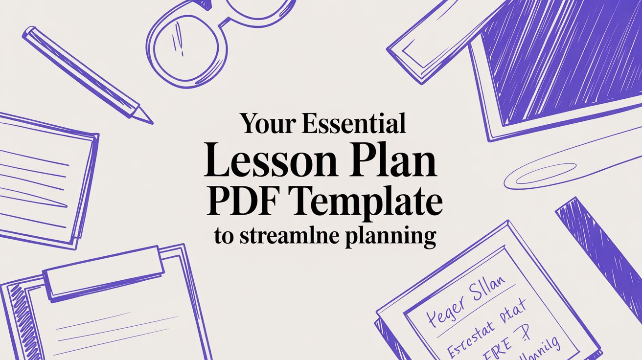 Your Essential Lesson Plan PDF Template to Streamline Planning
