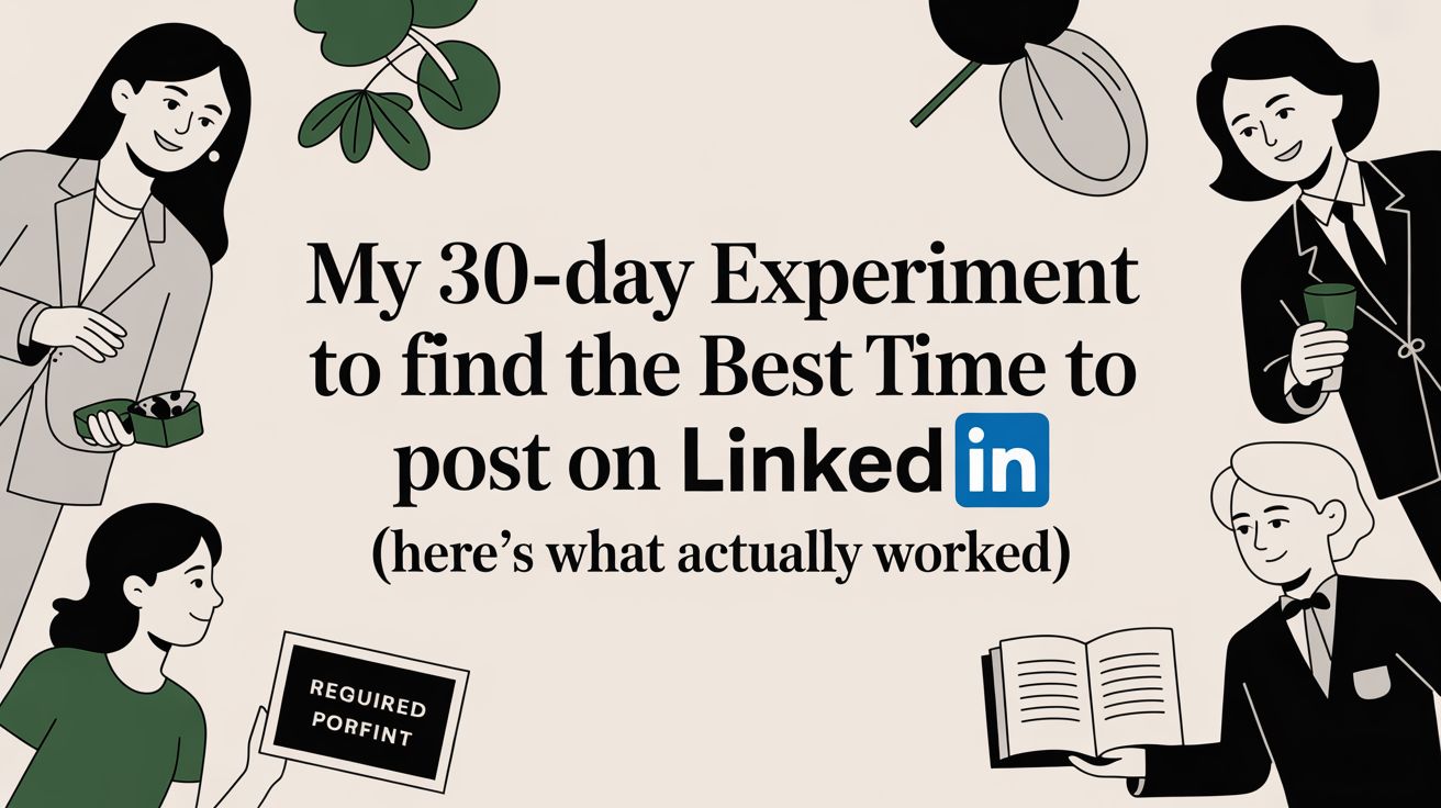 My 30-Day Experiment to Find the Best Time to Post on LinkedIn (Here’s ...