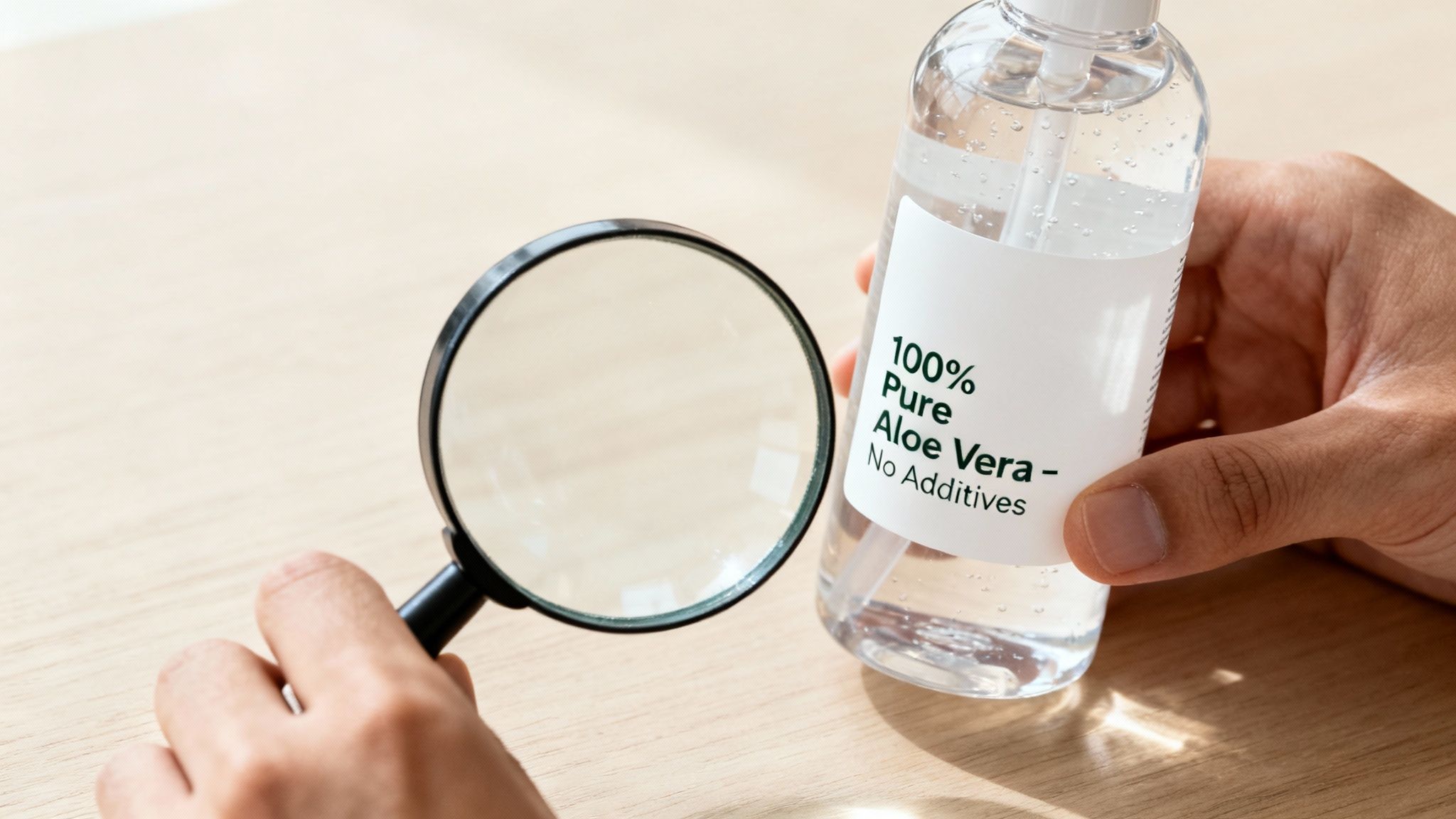 Pure Aloe Vera Gel With No Additives: A Guide to Real Purity - AloeCure