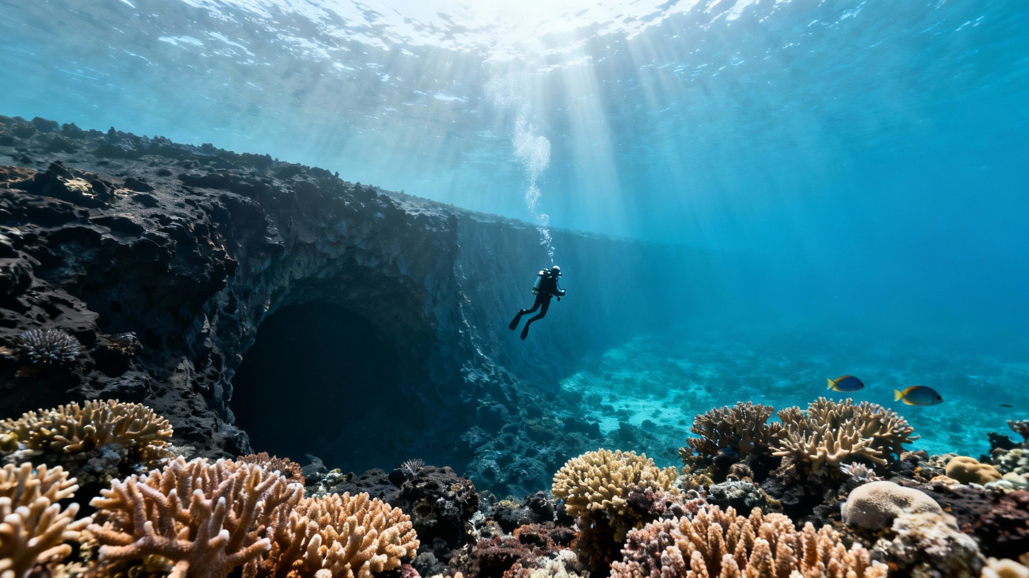 Hawaii Big Island Scuba: Manta Dives, Lava Tubes & More