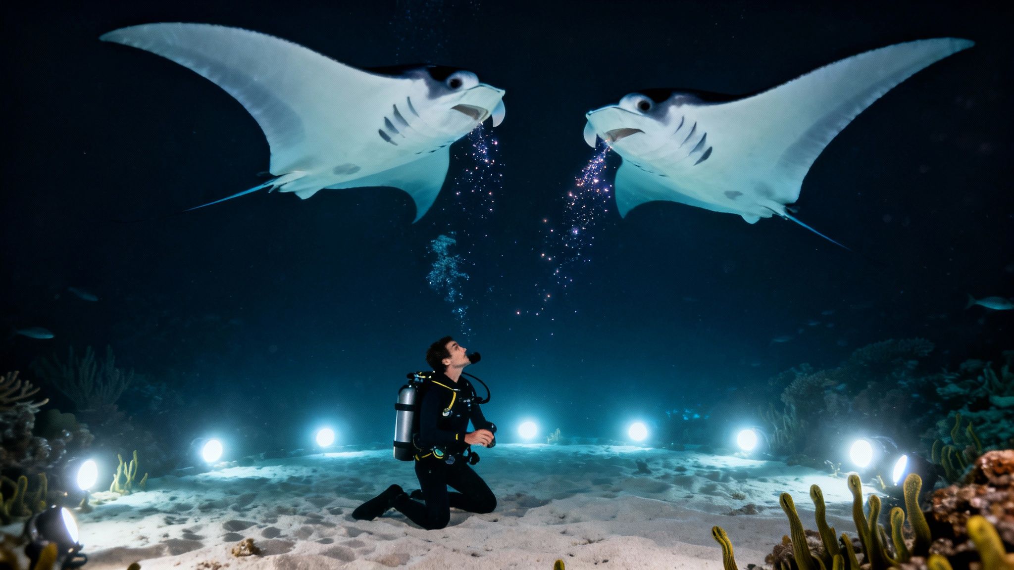 Hawaii Big Island Scuba: Manta Dives, Lava Tubes & More