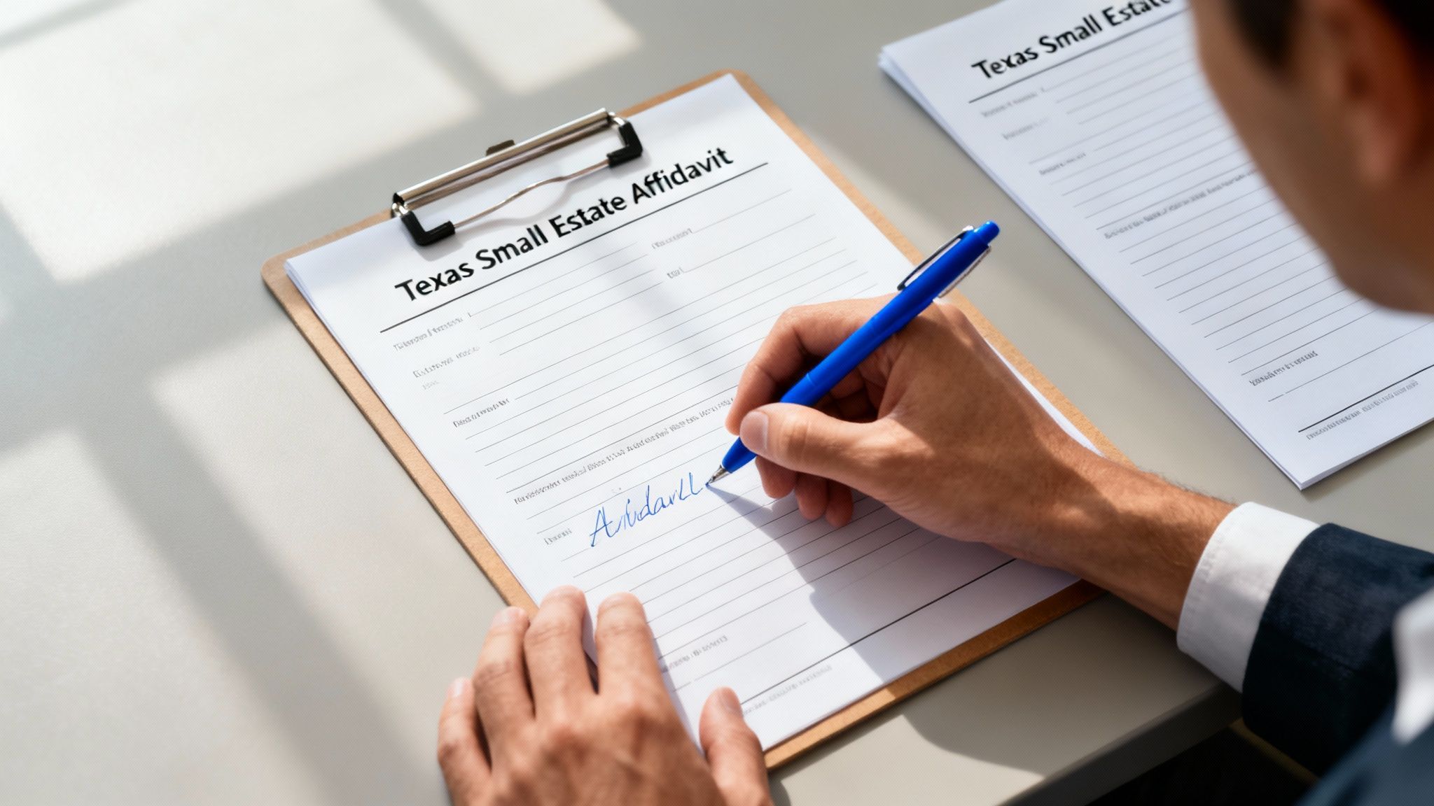 Texas Small Estate Affidavit Form: A Compassionate Guide for Families