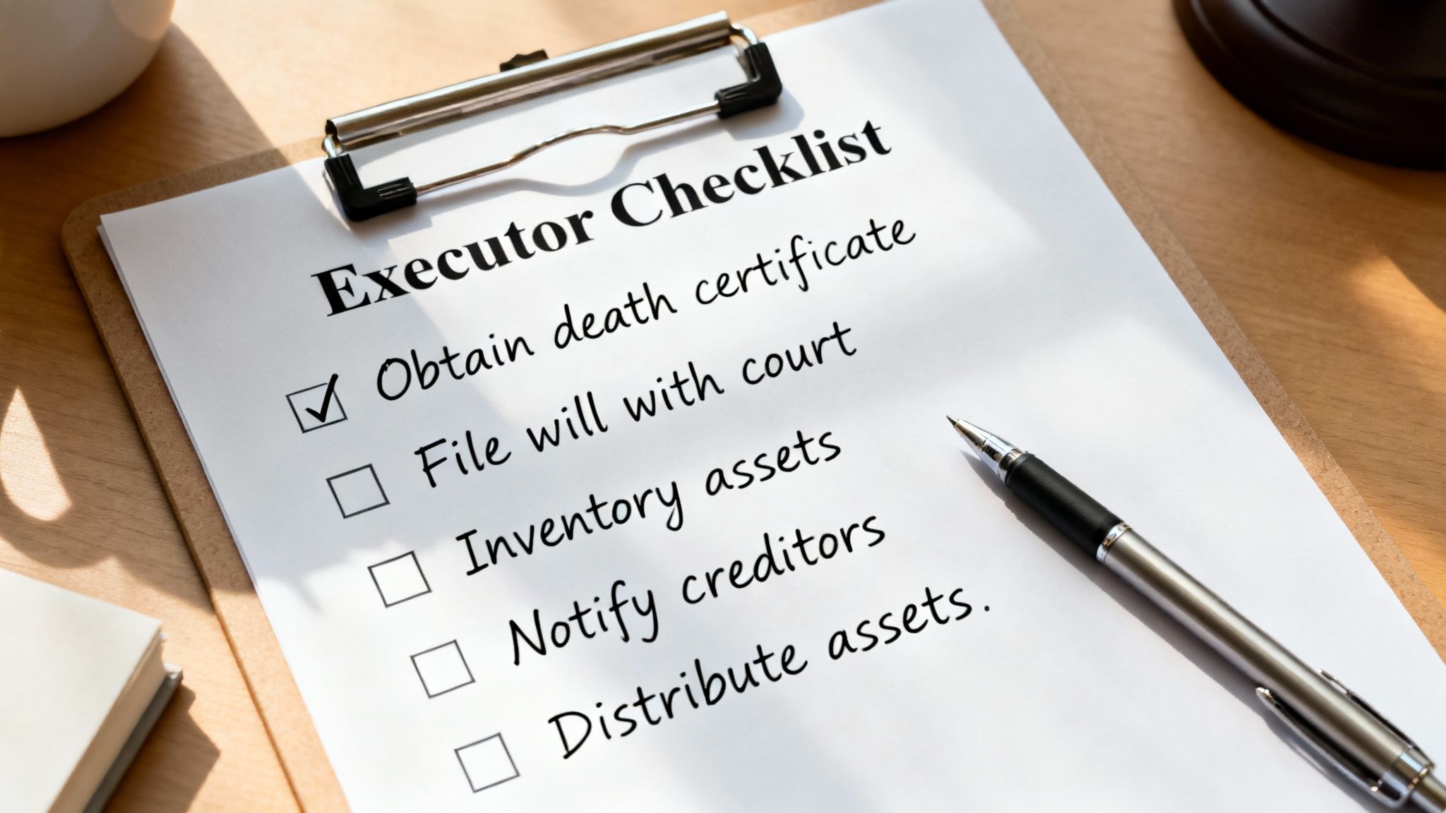 What Does an Executor Do in Texas? Your 2026 Guide