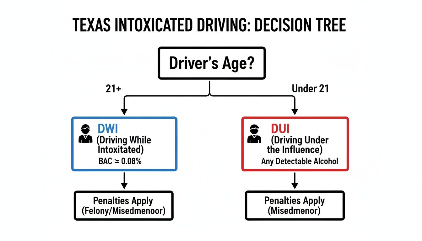 Texas DUI vs DWI Navigating the Key Legal Differences