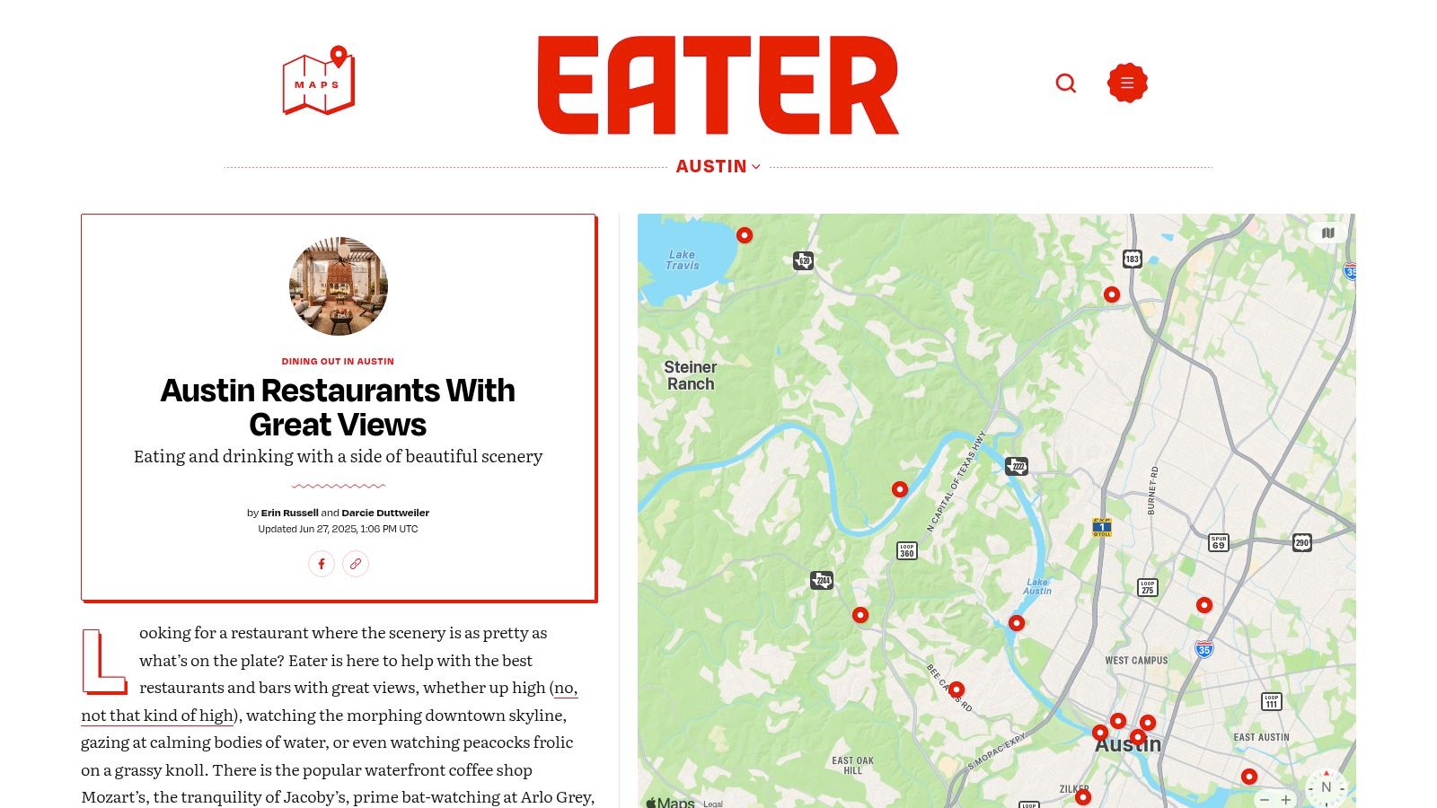 Top Picks: restaurants on the water austin tx you must try