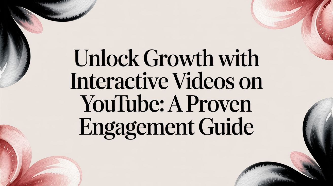 Unlock Growth with interactive videos on youtube: A Proven Engagement Guide