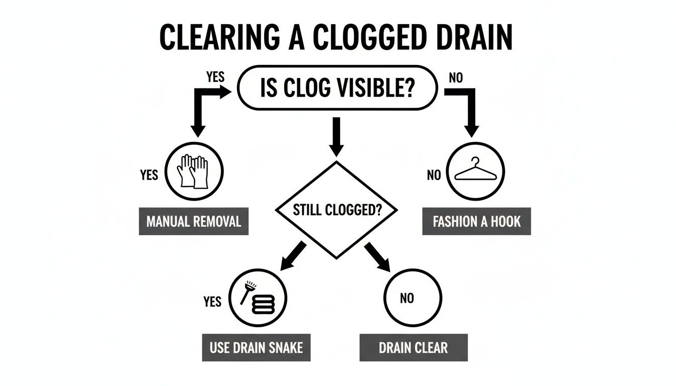 How to get hair out of drain: A Santa Cruz Homeowner's Guide