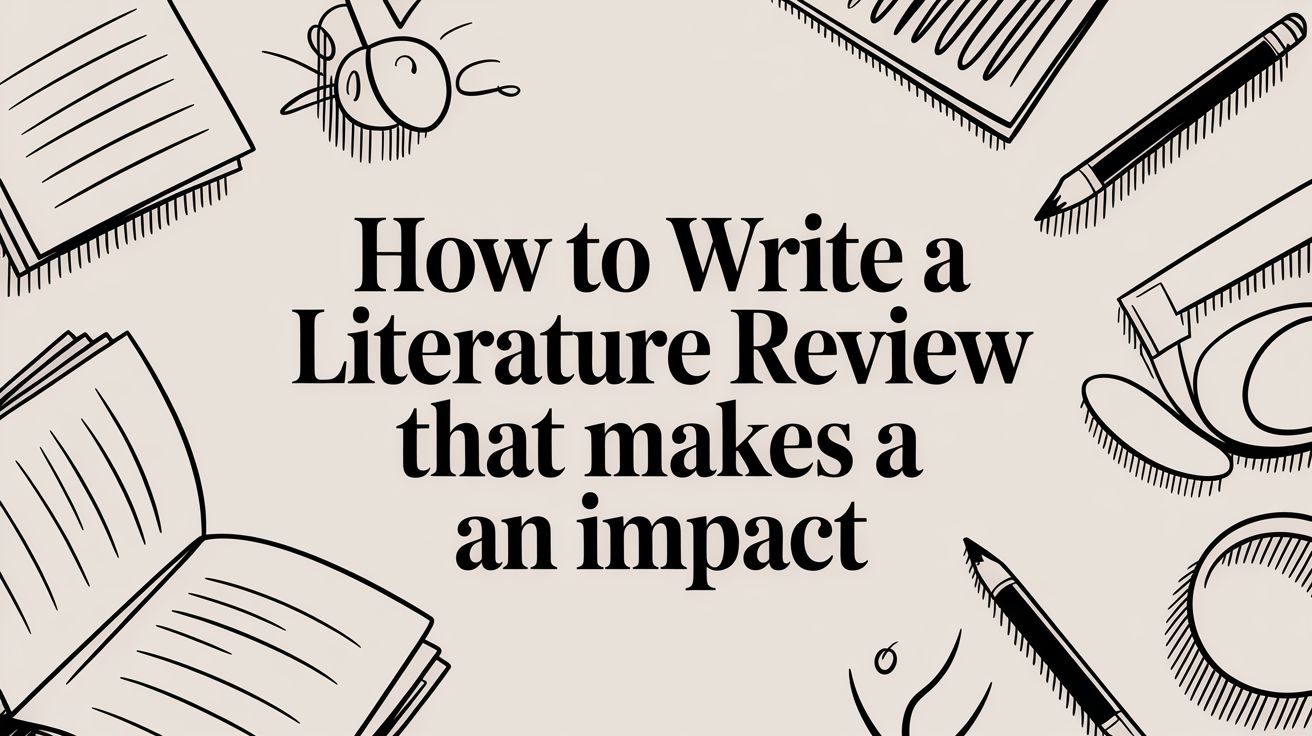 How to Write a Literature Review That Makes an Impact