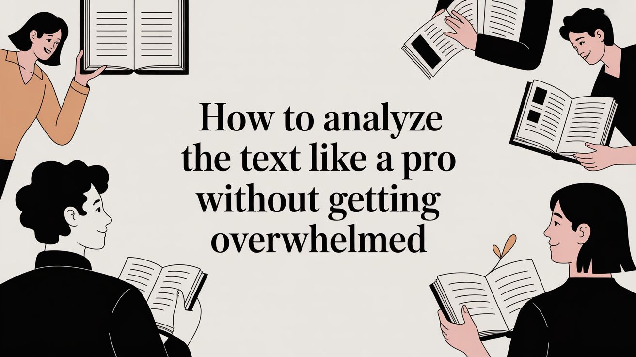 How to Analyze the Text Like a Pro Without Getting Overwhelmed - Feen AI