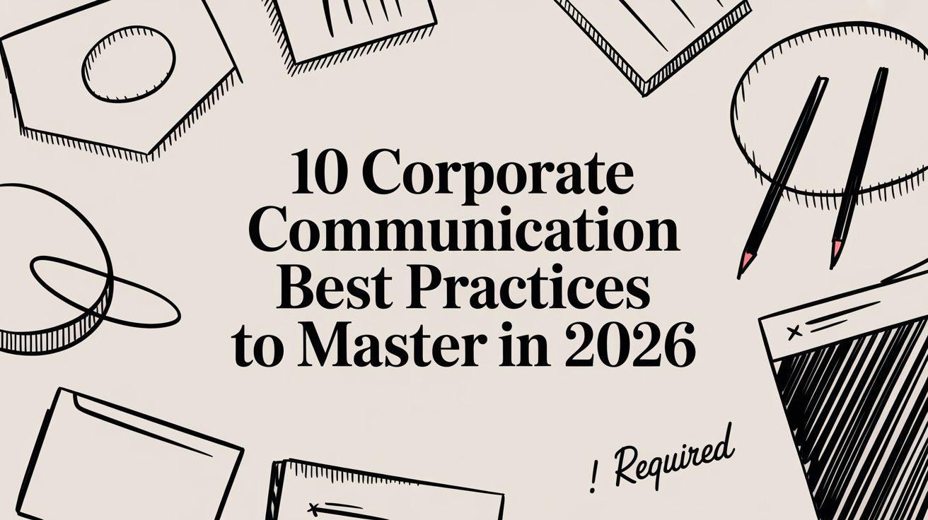 10 Corporate Communication Best Practices to Master in 2026