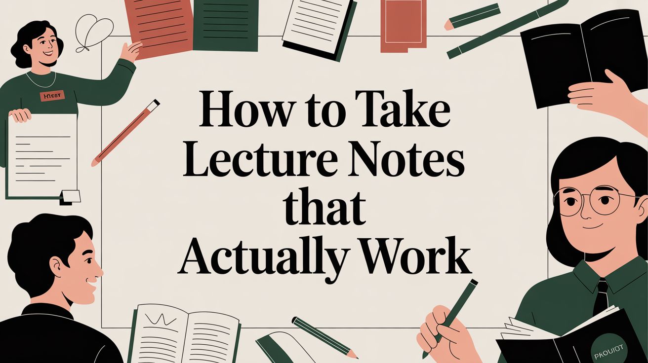 How to Take Lecture Notes That Actually Work - Feen AI