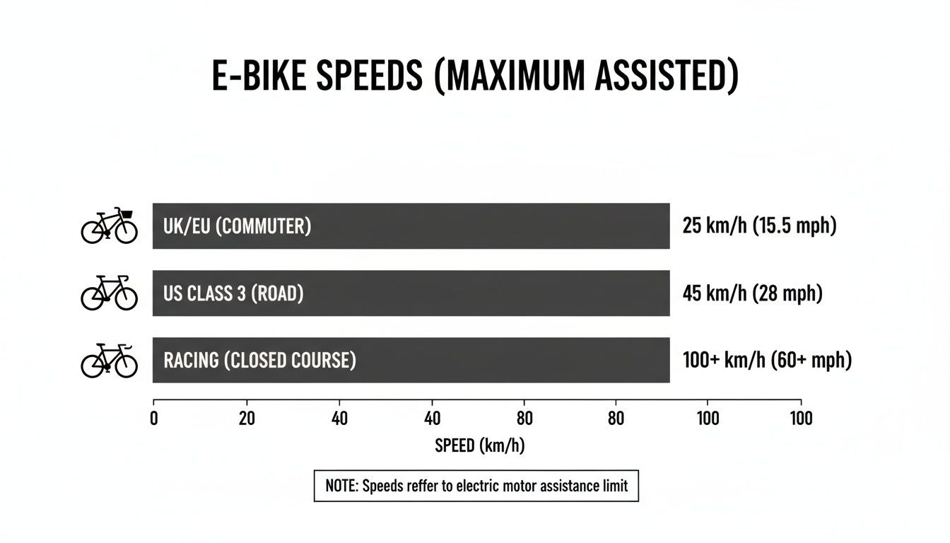 Mastering E-Bike Top Speed: Performance, Limits, and Real-World Range ...